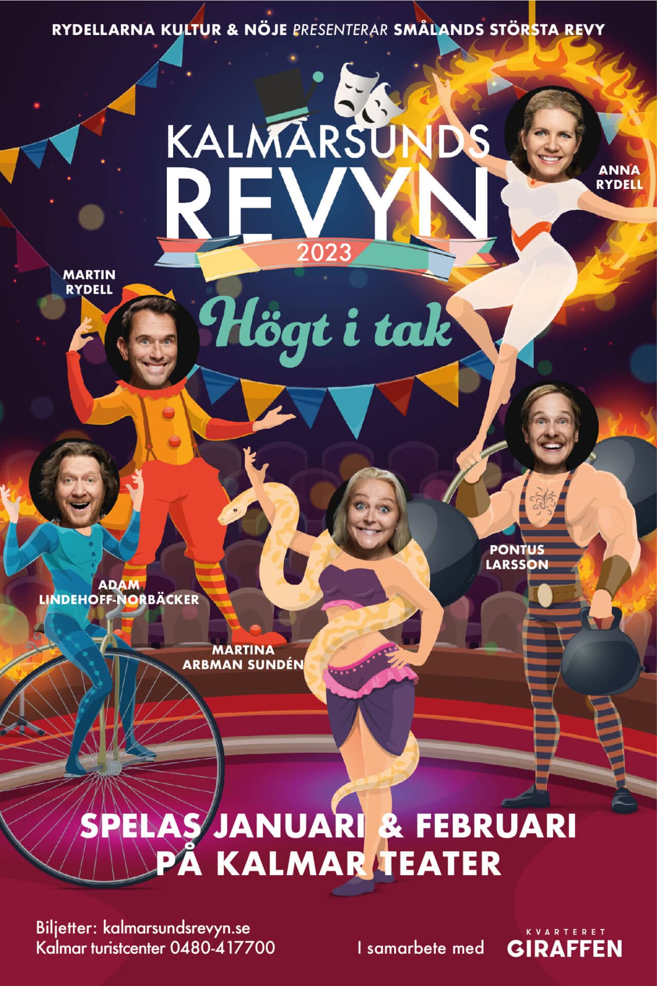 Kalmarsundsrevyn - Högt i Tak - Giraffen.com
